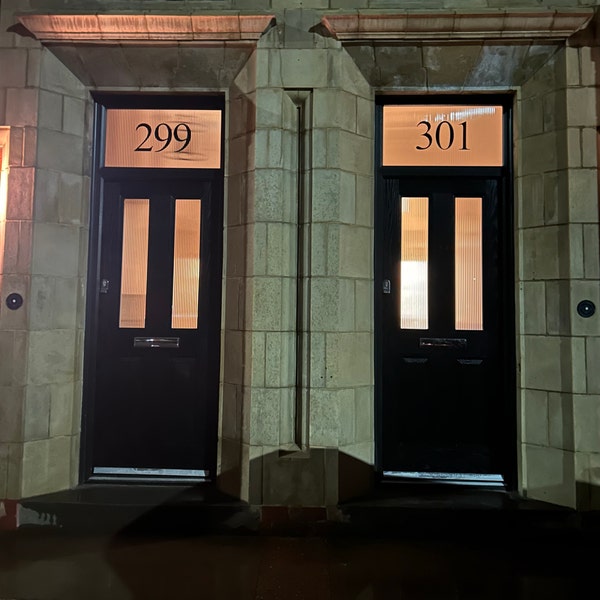 Superior Chrome Gold Door Numbers Transom Classic House Door Number ...