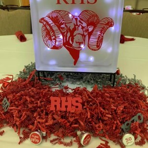School Reunion Confetti - Personalized With School Mascot and ...