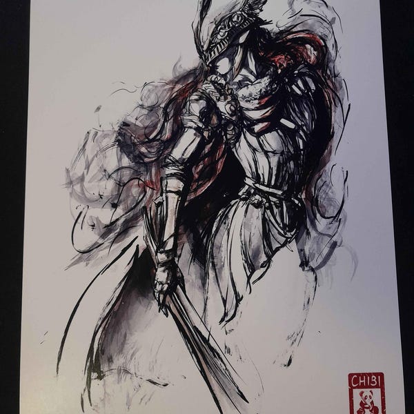 Fanart Print Final Fantasy X Bahamut Ink Fan Art - Etsy UK