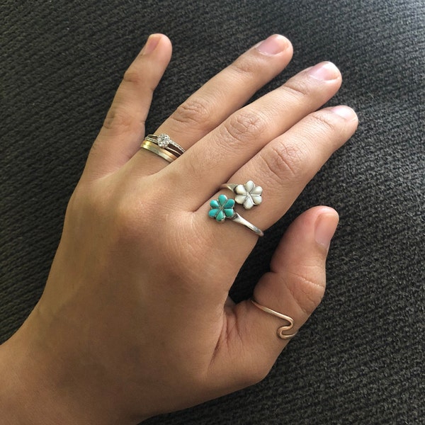 Vintage Rare Blue Lander Ring - Etsy