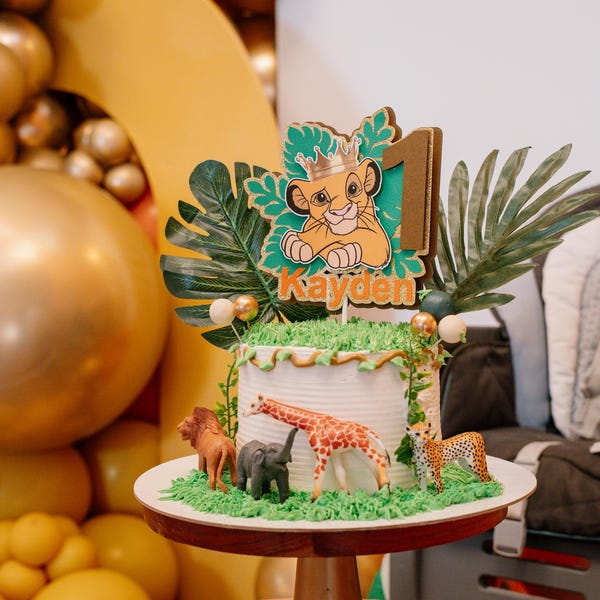 3 Baby Lion King, Simba Mini Diaper Cakes, Party Decoration, Baby ...