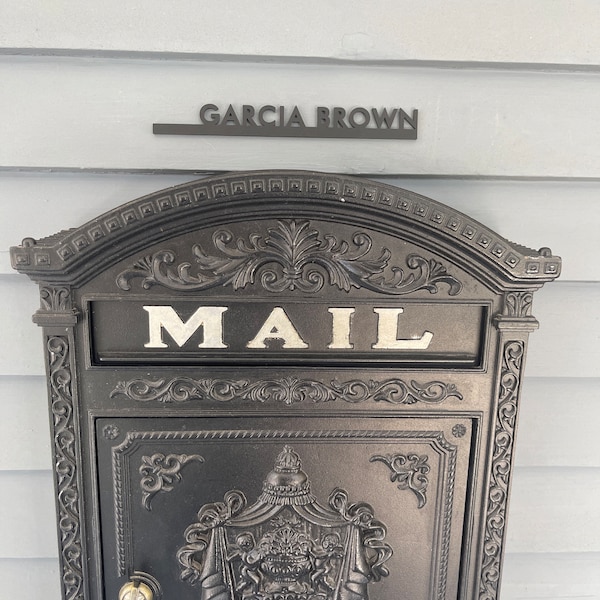 Personalized Name Plate for Mailbox - Family Name Door Sign - Family ...