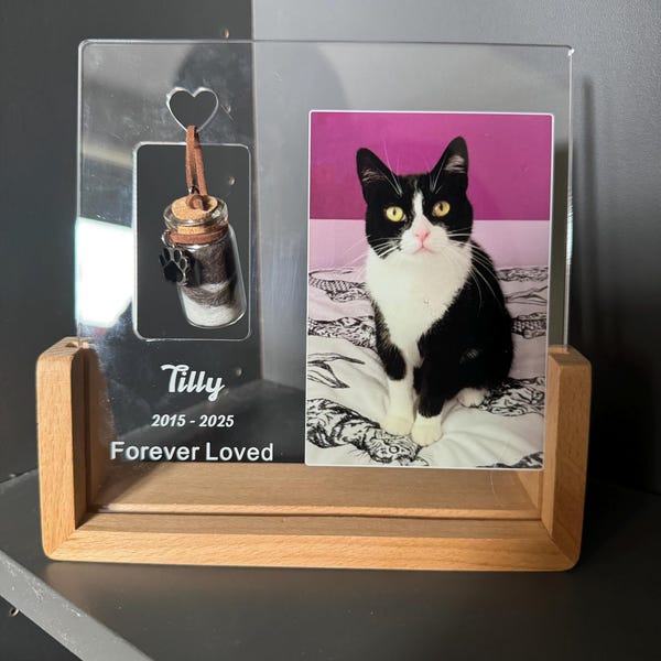 Custom Wooden Pet Hair Memorial Box,pet Fur Keepsake,dog Hair Memorial ...