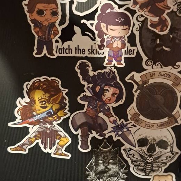 Baldur's Gate 3 Goober Character Stickers - Etsy