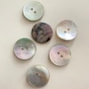 Mother of Pearl Natural Shell Buttons (5pk) - 8 Sizes Available - High ...