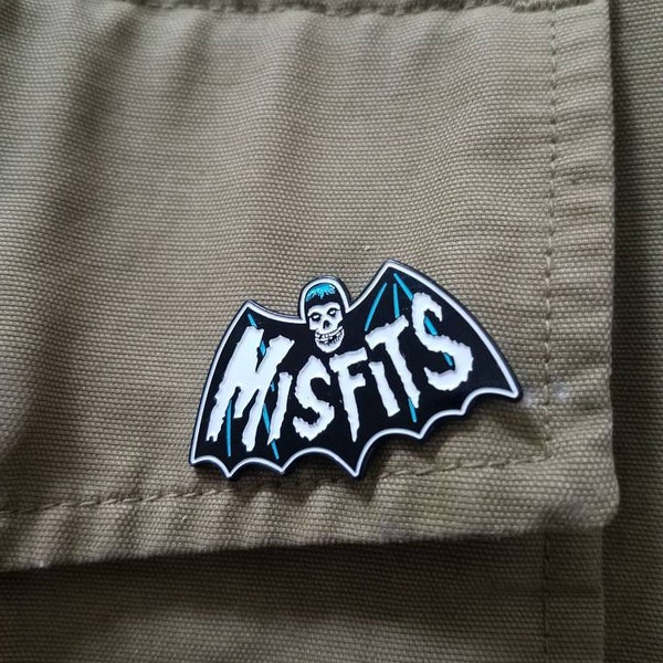 Misfits Bat Fiend Enamel Pin - Etsy