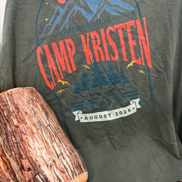 Vintage Camp Bachelorette Shirts, Custom Camping Bachelorette Party ...