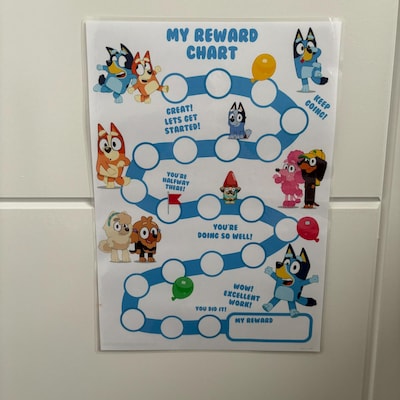 Stitch Reward Chart for Kids, Chore Chart, Behaviour Chart, Digital ...