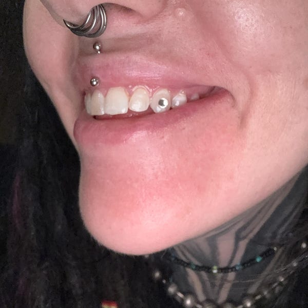 BUTTERFLY Tooth Gem - Etsy