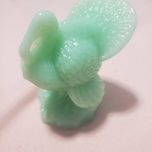 Mosser Glass Jadeite Turkey Figure - Etsy