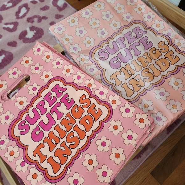 10 X 13” Super Cute Things Poly Mailer, Flower Design,spring Mailers ...