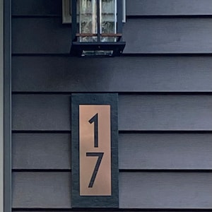 Mid Century Modern HOUSE NUMBERS Atomic Star Address Plaque - Etsy