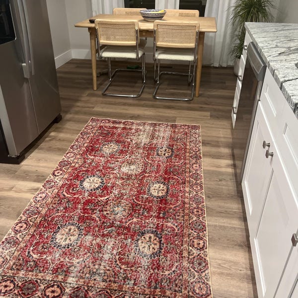 6x11 Rug, Oushak Rug, Runner Rug, Oversize Rug, Neutral Turkish Rug ...