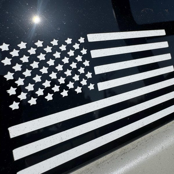American Flag Decal, America, Vinyl Decal, Car Decal, Wall Decal ...