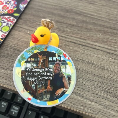 Birthday Photo Stickers, Custom Birthday Labels Round Birthday Labels ...