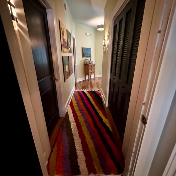 Blue Colorful Moroccan Rug, Custom Fabulous Boujad Rug, Azilal Rugs ...