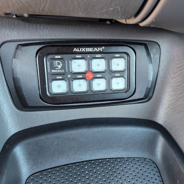 03-09 Lexus GX470 Overhead Auxbeam 8 Gang Switch Panel Mount With or ...