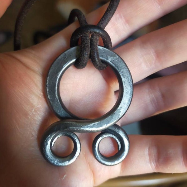 Handmade, Forged, Blacksmith, Viking, Norse, Troll Cross, Pendant ...