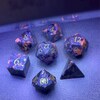 Full Set Yooperlite Gemstone Dice| Stone Dice Set |engraved Gemstone ...