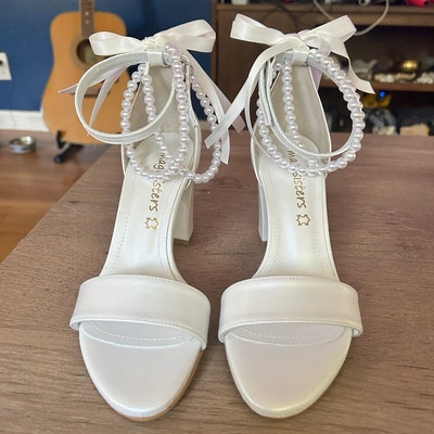Wedding Sandals/ Bridal Shoes/ Pearl Leather Sandals/ Handmade Sandals ...