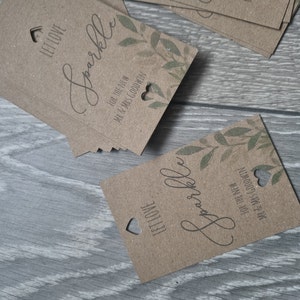 Wedding Sparkler Labels - Etsy UK