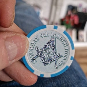 Personalised Poker Chip 21st 30th 40th 50th 60th 70th Birthday Casino ...