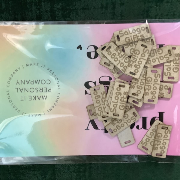Customisable Rectangle Faux Leather Labels. Custom Leather Labels ...