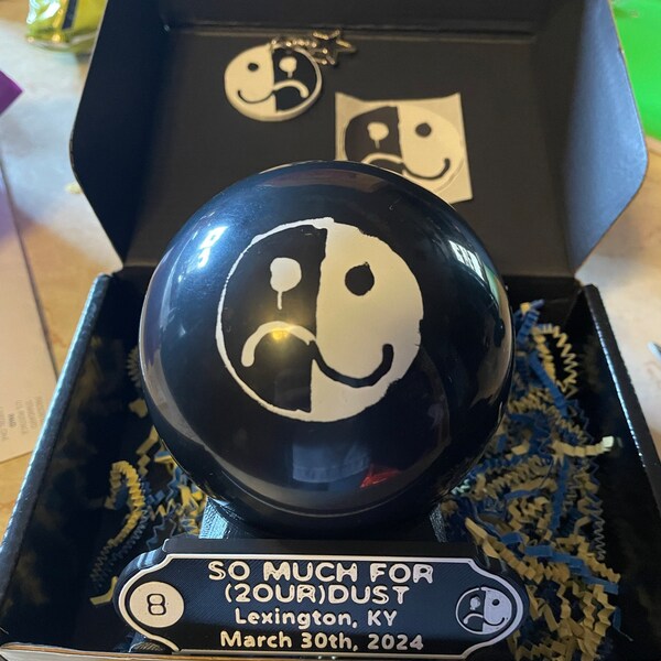Fall Out Boy so Much for Stardust Magic 8ball Stand With Customizable ...