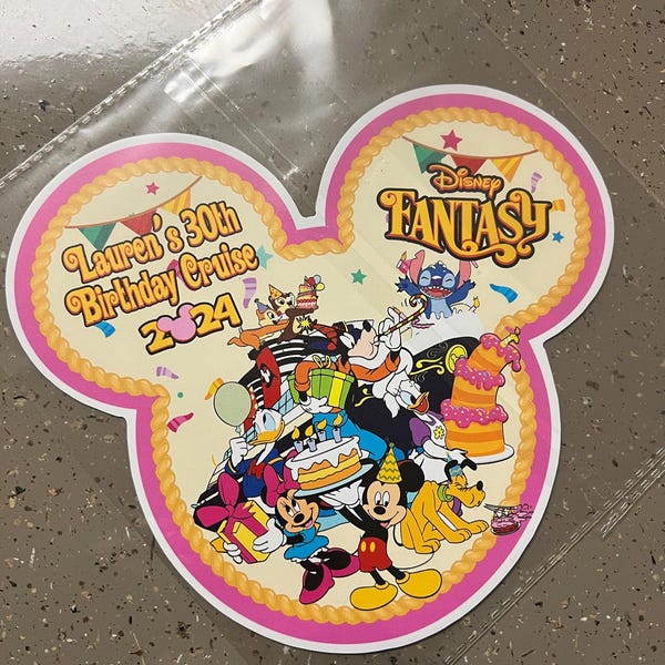 Disney Very Merrytime Cruise Door Magnet, Personalized, Mickey ...