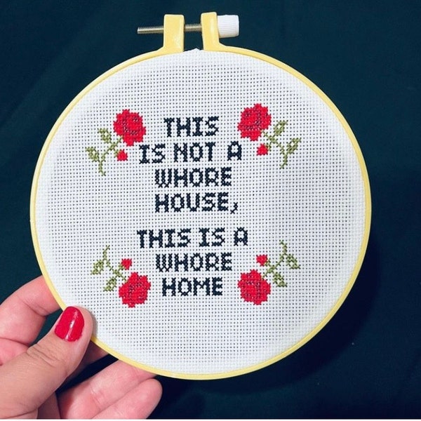 Let Me Overthink About It, Funny/rude/offensive Cross Stitch Kit - Etsy