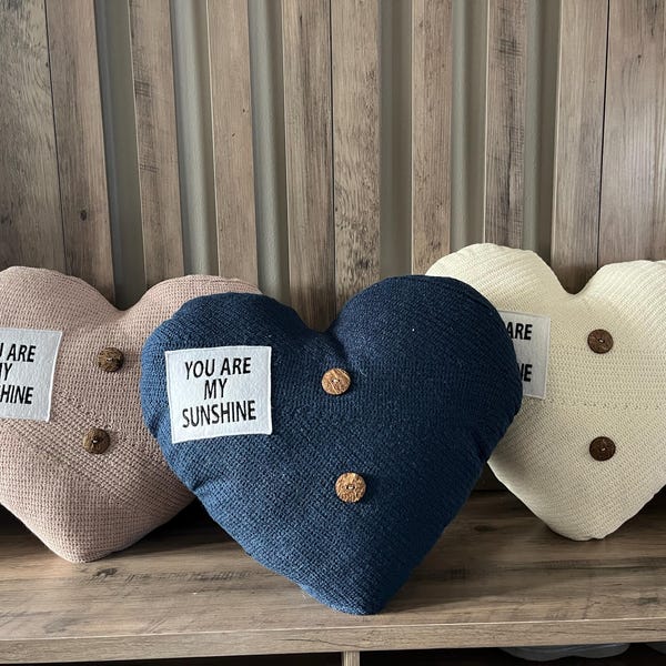 Heart MEMORY Pillow, Memory Cushion, Loss of Father, Custom Pillow ...