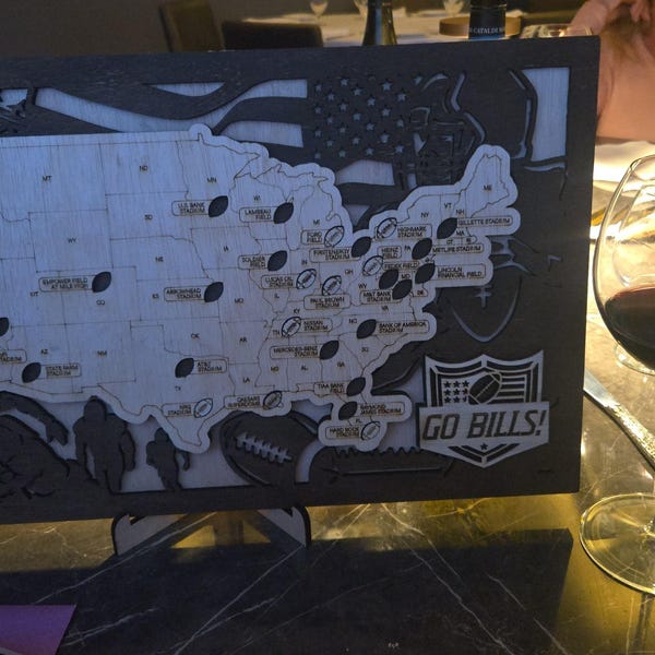 Football Stadium Adventure Map - Etsy