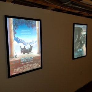 3-PACK Custom LED Light Box Poster Frames Glowbox LLC | Etsy