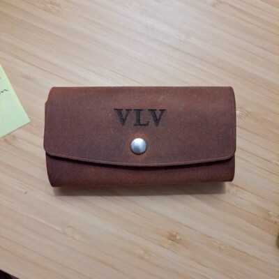 Personalized Key Case, Leather Key Case, Leather Key Wallet, Engraving ...