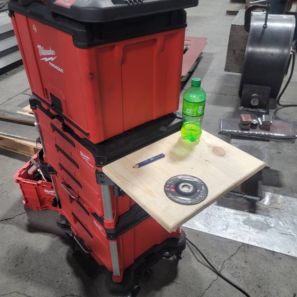 Collapsible Side Table for Milwaukee Packout Toolbox by Milwookie - Etsy