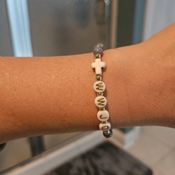 What Would Jesus Do Bracelets WWJD Cross Bracelet Christian Religious ...