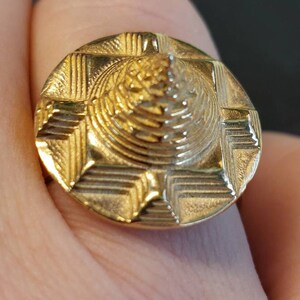 SALE Sterling Silver Lotus Crown Ring / Lotus Flower Ring / Divine ...