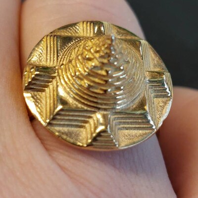 SALE Sterling Silver Lotus Crown Ring / Lotus Flower Ring / Divine ...