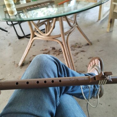 3D Printed Triple Flute Key of A Native American Style - Etsy