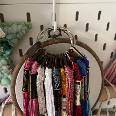 Pastel Colours Flower Floss Drops Thread Holder - Etsy