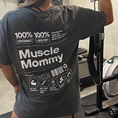 Gym Shirt for Muscle Mommy, Pump Cover T Shirt for Powerlifting, Funny ...