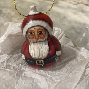3to 6-1/2 Santa Hand Painted N Hand Turned for Christmas NEW Added 07 ...