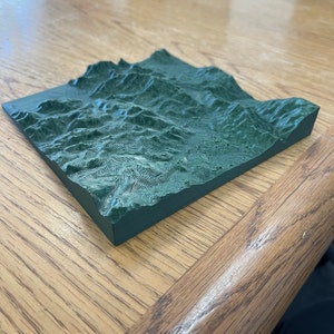 Custom 3d-printed Topographical Maps of ANYWHERE - Etsy