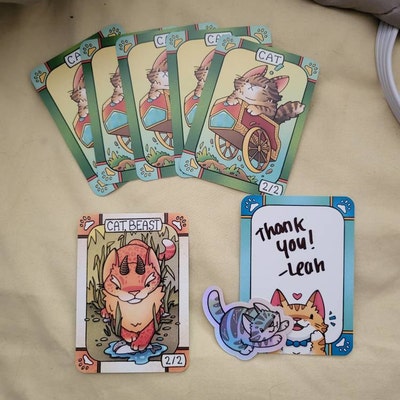 5 Chariot Cat Tokens for Magic the Gathering - Etsy