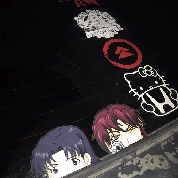 Mischievous Magician Peeking Decal - Shonen Action Fantasy Anime ...