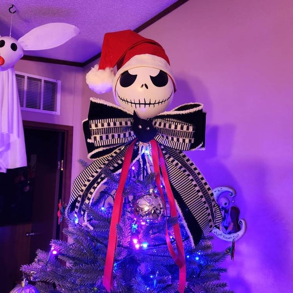 Nightmare Before Christmas Tree Topper, Jack Skellington Tree Topper ...
