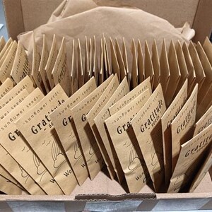 Funeral Favours, in Memory of Favours, Custom Memorial Tea Packets, in ...