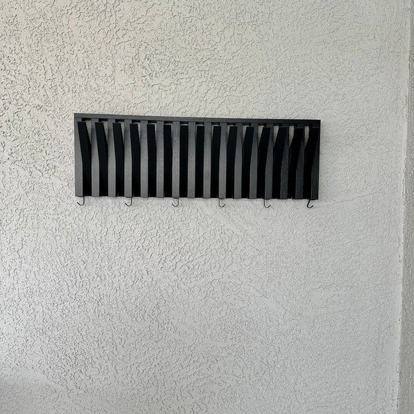 Grand Design Modern Coat Rack, Hardwood Coat Rack, MCM Wall Hanging ...