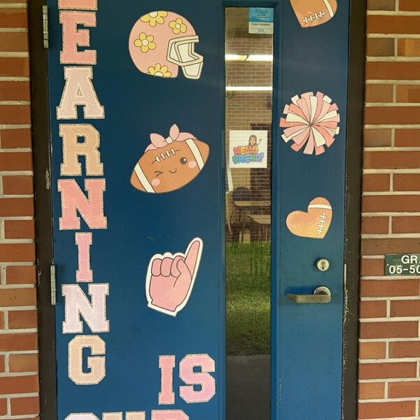 Groovy Retro Varsity Bulletin Board Letters, Letter Clipart, Printable ...