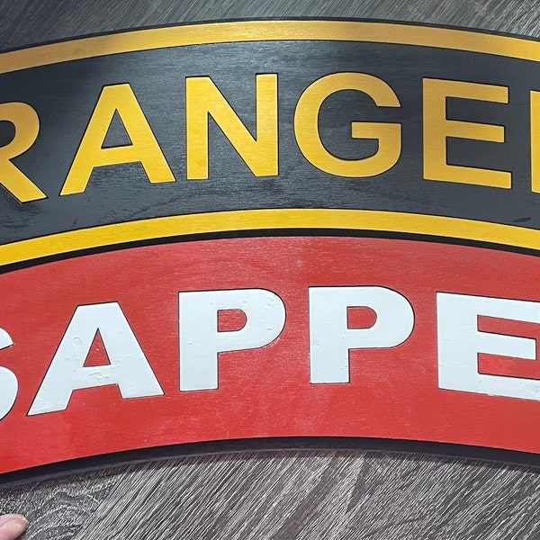 US Army Ranger Tab Vector Files, Dxf Eps Svg Ai Crv - Etsy